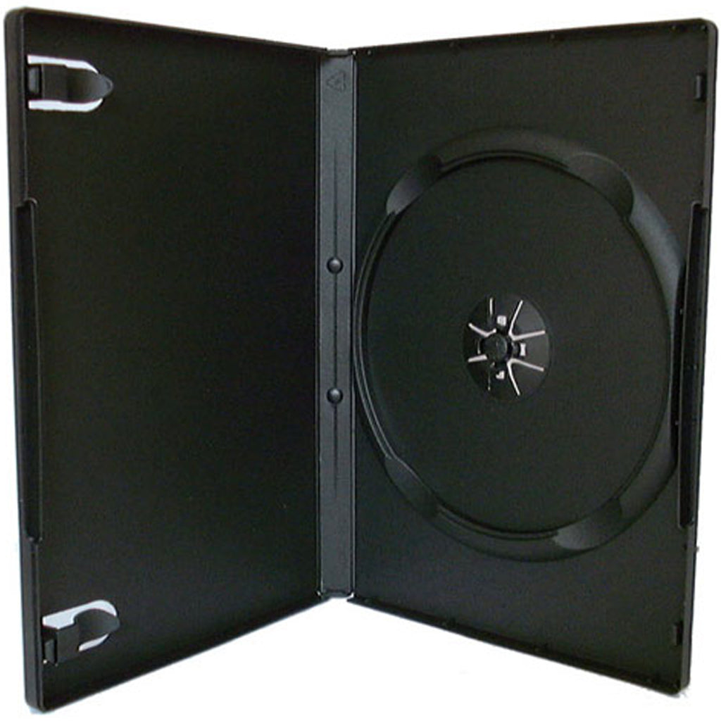 14mm Single DVD Case Black – Media Replication