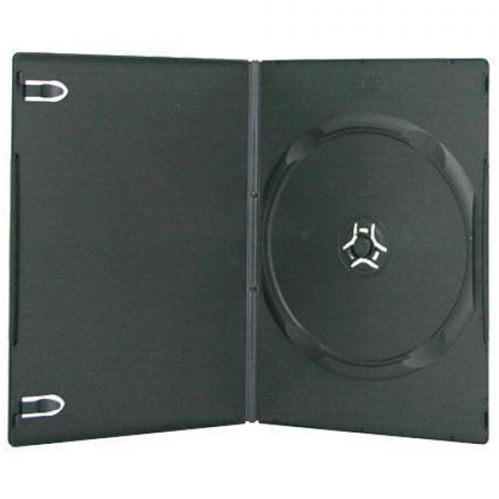 7mm Single Slimline DVD Case Black – Media Replication