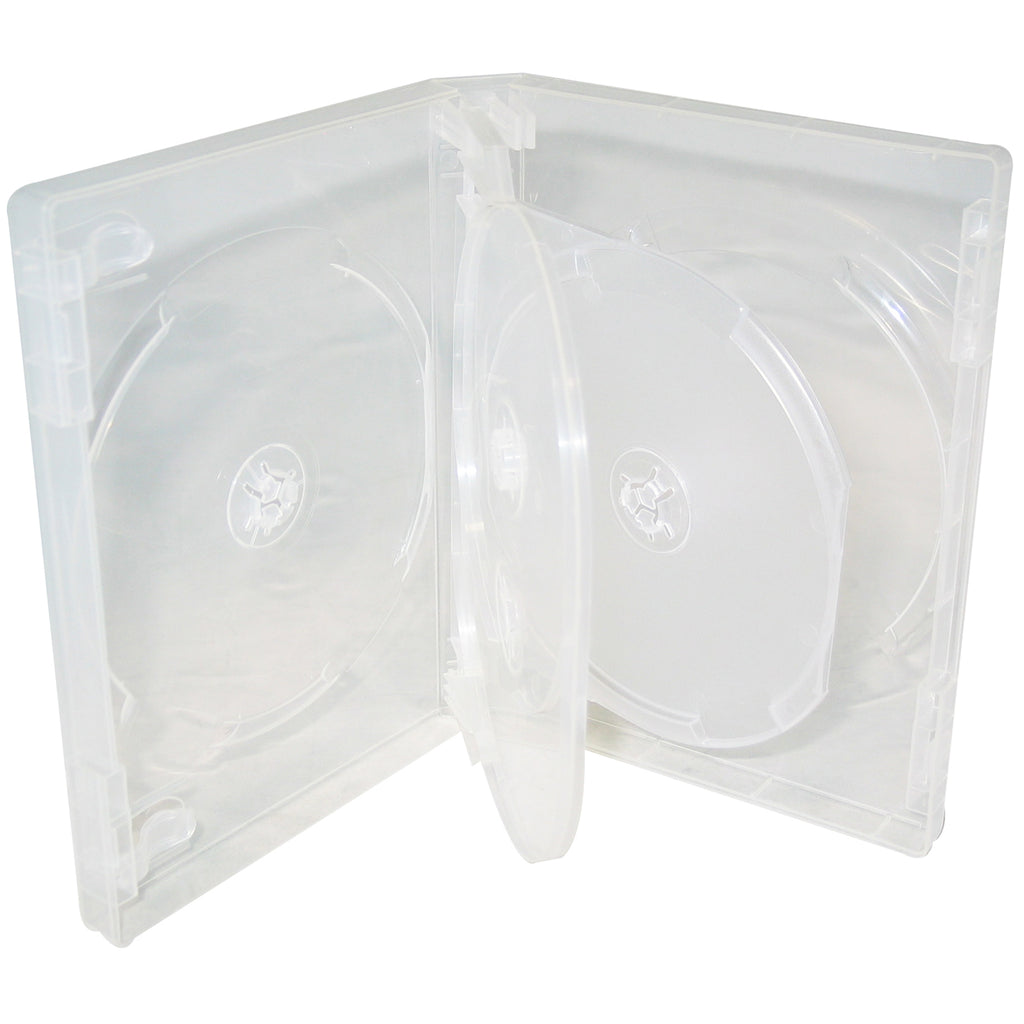 27mm 6 Way DVD Case Clear – Media Replication